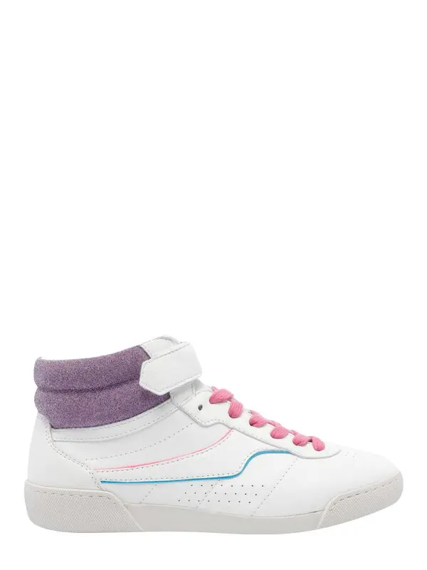 ABICA High-top Sneakers With Leg Warmer Detail - White