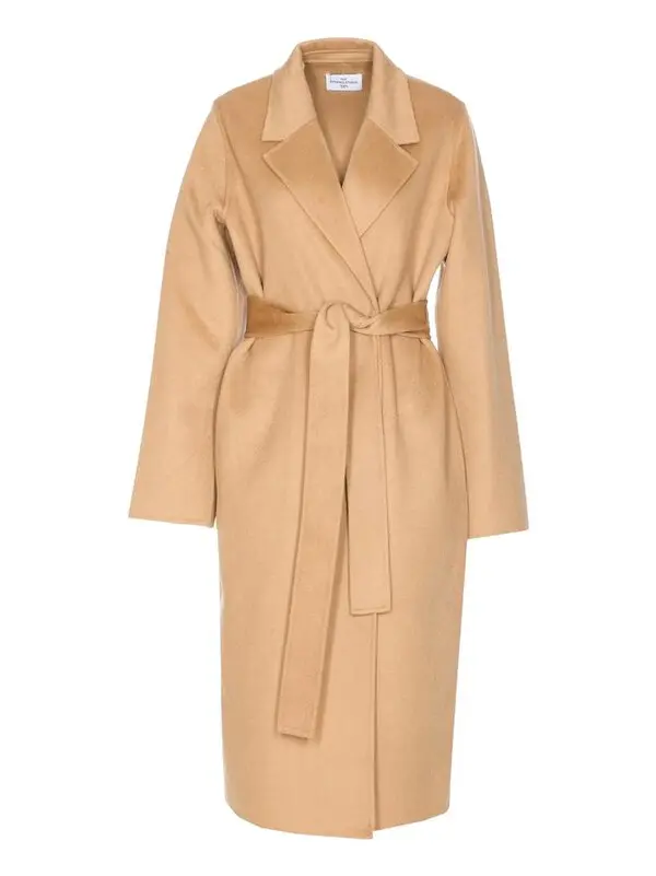 THE DYNAMIS STUDIO Coat With Belt - Beige