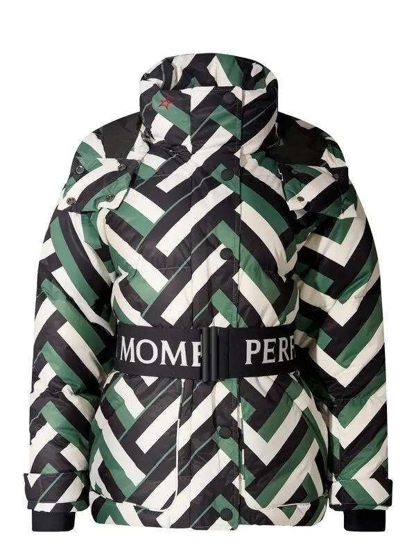 Perfect Moment Cortina Down Parka Jacket - Waffle-green