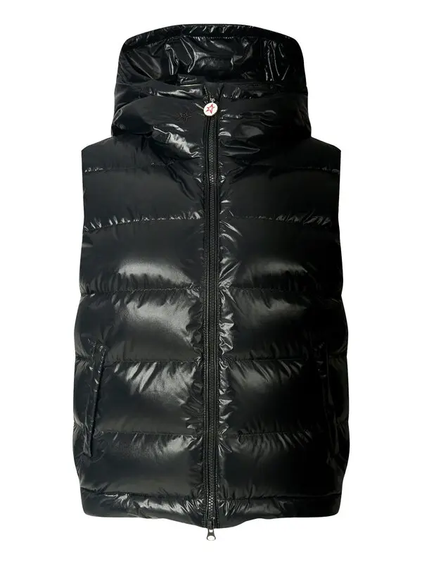 Perfect Moment Polar Flare Down Gilet - Black