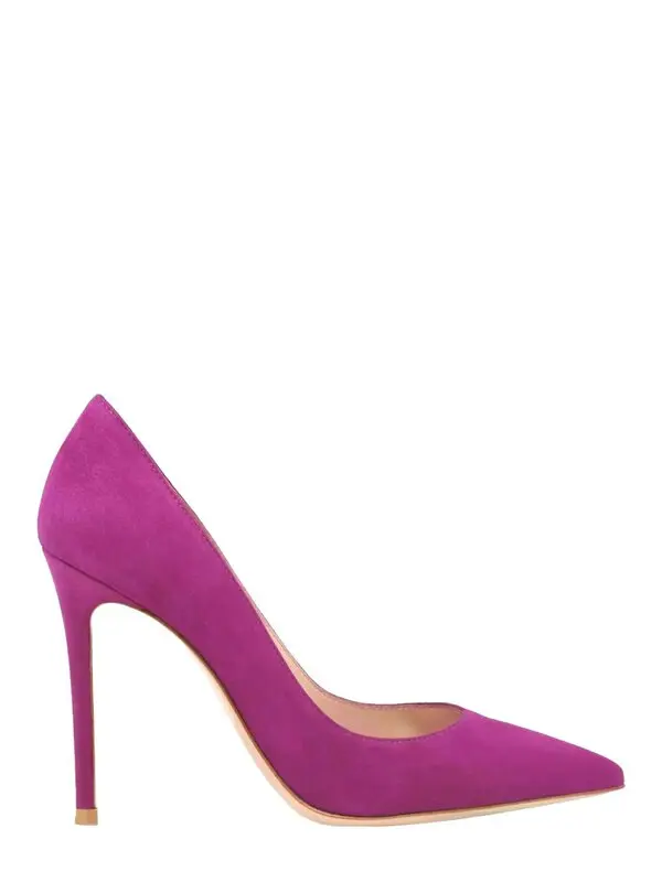 GIANVITO ROSSI 105mm Suede Stiletto Pumps - Purple