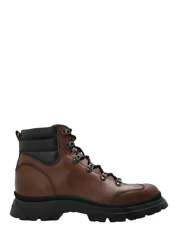 Hogan Lace-up Hiking Boots - Brown