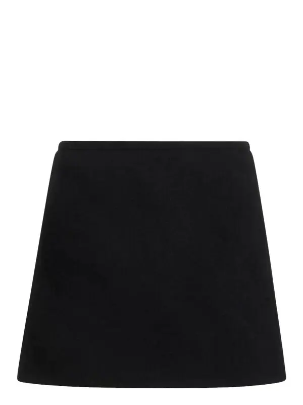 Patou A-line Mini Skirt - Black