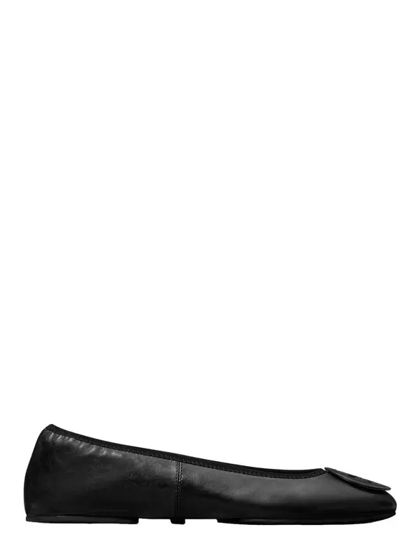 Tory Burch Reva Travel Ballet Flats - Black