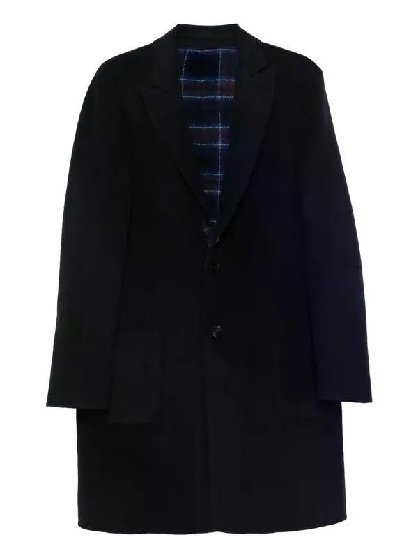 Etro Button-fastening Coat - Blue