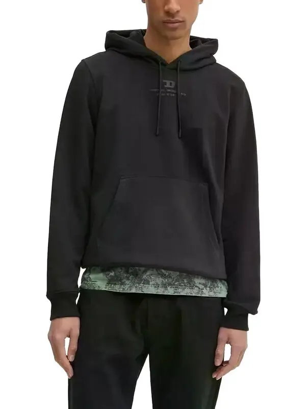 Diesel Logo-print Hoodie - Black