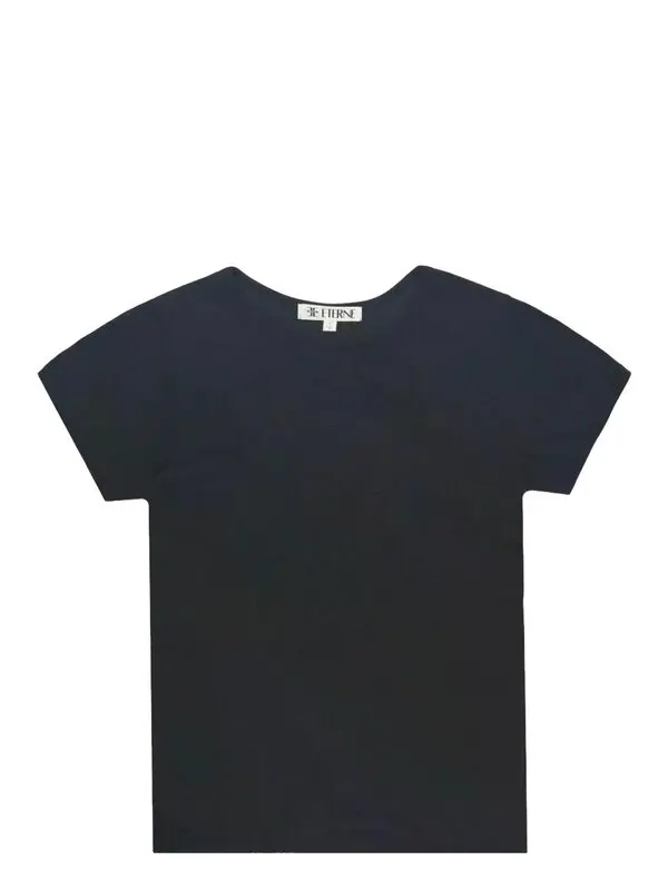 Eterne Crewneck Short-sleeve T-shirt - Black