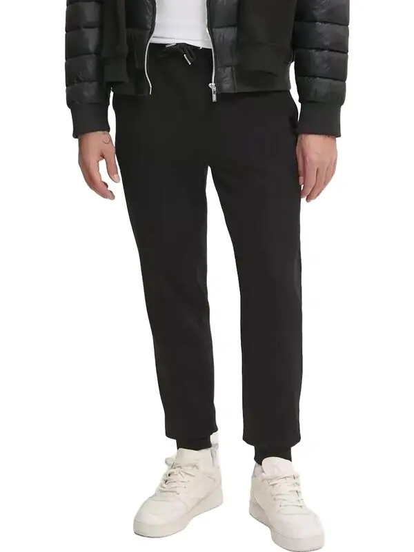 Karl Lagerfeld Logo-embossed Track Pants - Black