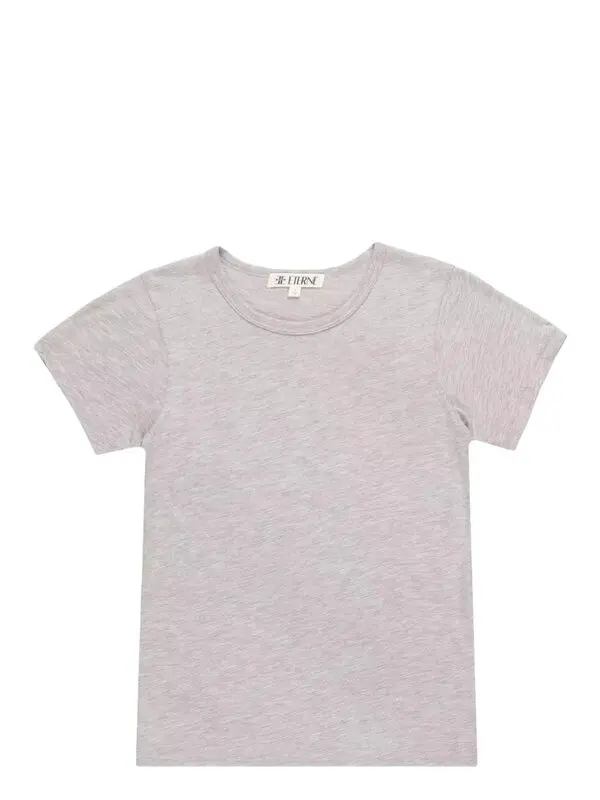 Eterne Crew-neck Short-sleeve T-shirt - Grey