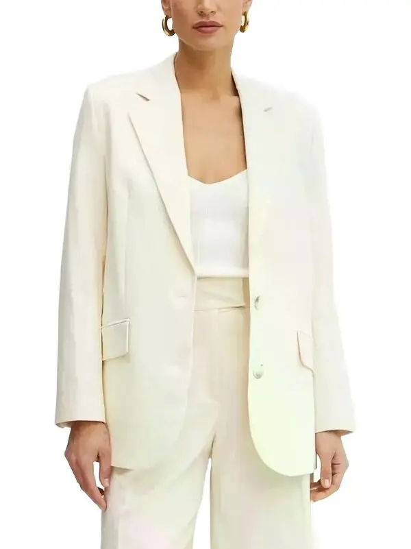 IVY OAK Single-breasted Blazer - White