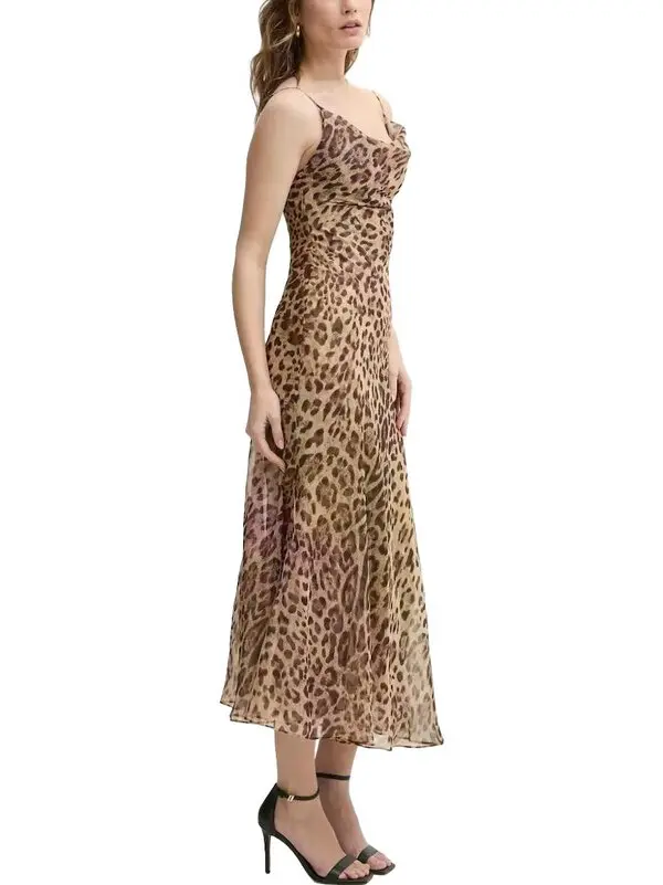 Bardot Monroe Midi Dress - Brown