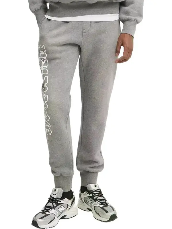 PURPLE BRAND Spine-print Track Pants - Grey