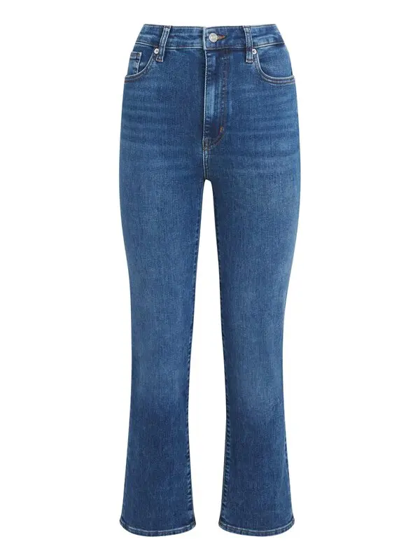 FRAME The Pencil Crop Slim Jeans - Blue
