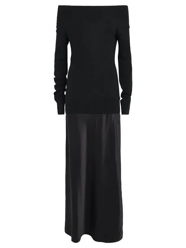 Christopher Esber Cashmere-silk Maxi Sweater Dress - Black