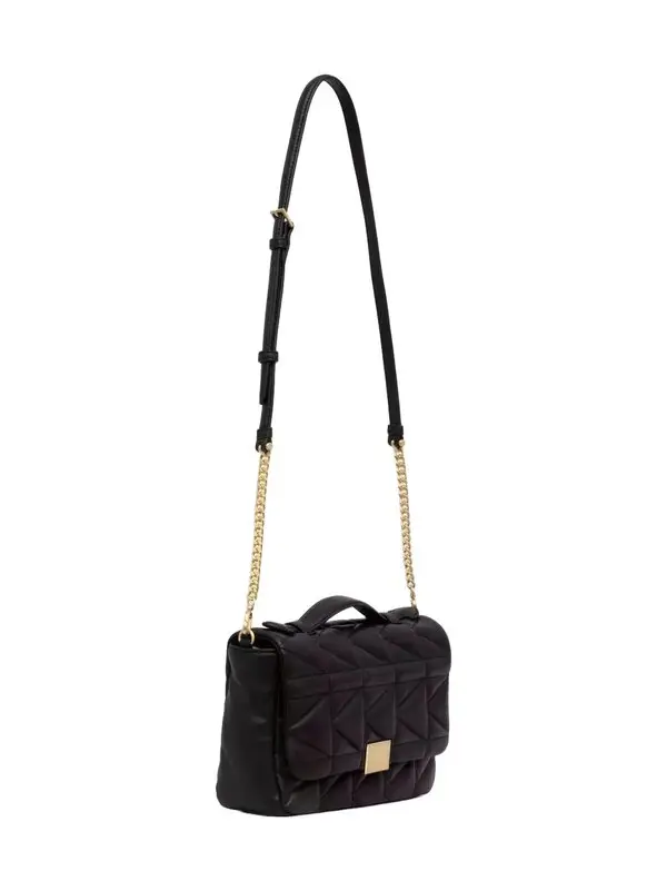 Karl Lagerfeld Quilted Crossbody Bag - Black