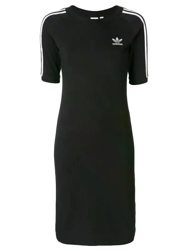 Adidas 3-stripes T-shirt Dress - Black