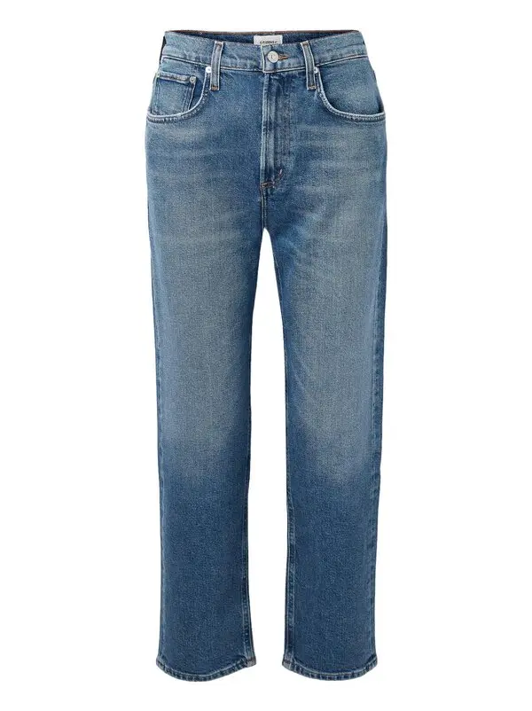 Citizens Of Humanity Delfina High-rise Straight-leg Jeans - Blue