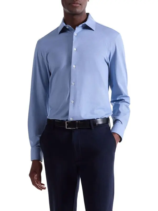 Bugatchi James Ooohcotton® Button-up Shirt - Classic Blue