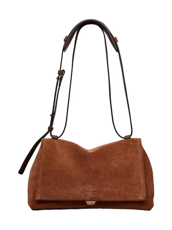 RADLEY Mercer Street Flapover Shoulder Bag - Russet