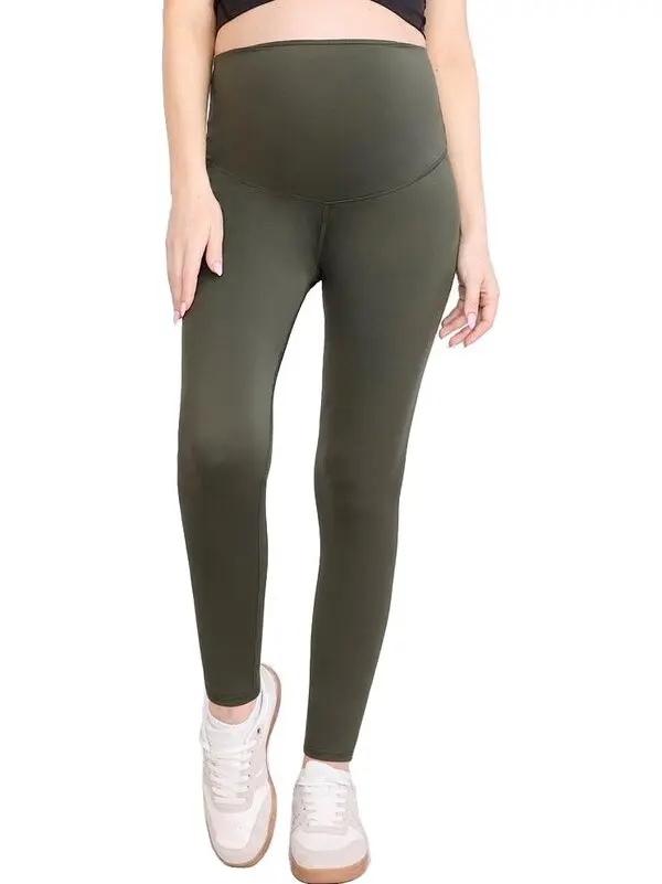 Motherhood Maternity Active Over The Belly Maternity Leggings - Deep Depths