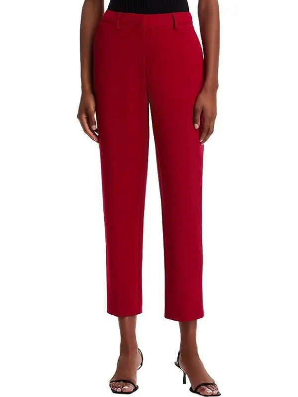 Aqua Skinny Ankle Pants - Dark Cherry