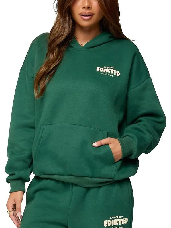 EDIKTED Lounge Edit Hoodie - Green