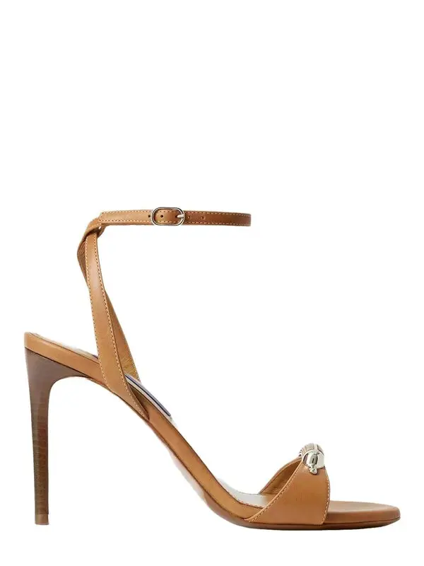 Ralph Lauren Heeled Ankle-strap Sandals - Brown