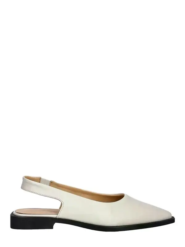 SUMMERY COPENHAGEN Slingback Pointed-toe Flat Pumps - Neutrals