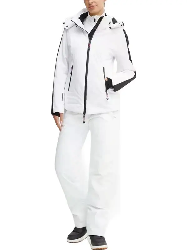 Emporio Armani Panelled Ski Jacket - White