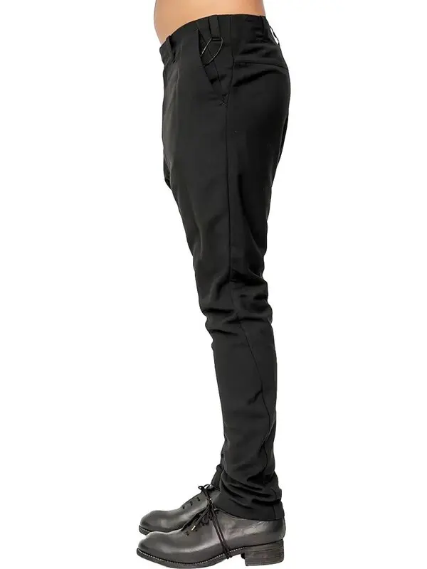 DEVOA Wool-blend Regular Trousers - Black