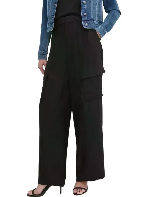 Dkny Cargo Pocket Trousers - Black