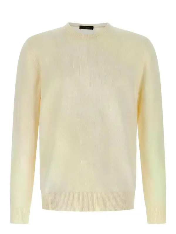 ZANONE Crew-neck Long-sleeves Sweater - White