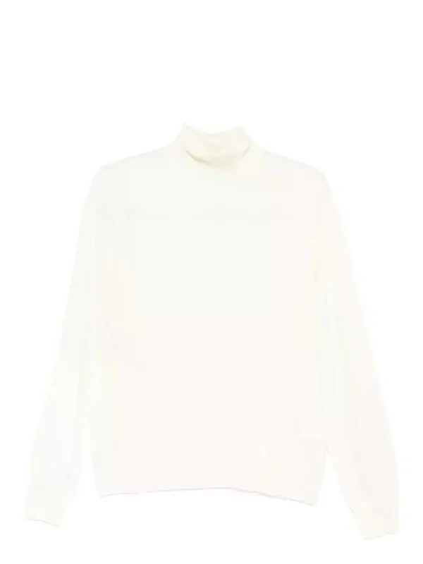 Tagliatore Roll-neck Virgin-wool Sweater - White