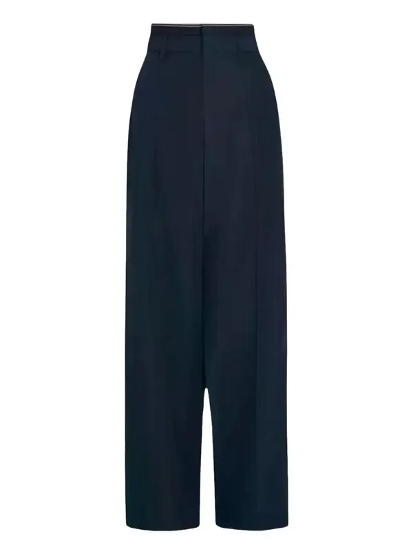 Vince Straight Leg Trousers - Blue