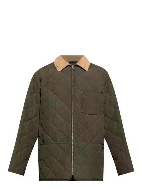 Bally Diamond-quilted Jacket - Green