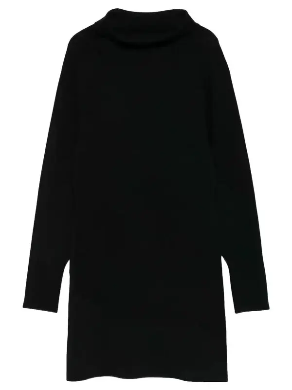 P.a.r.o.s.h High-neck Long-sleeve Dress - Black
