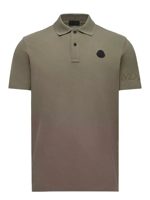 Moncler Logo-embroidered Polo Shirt - Green