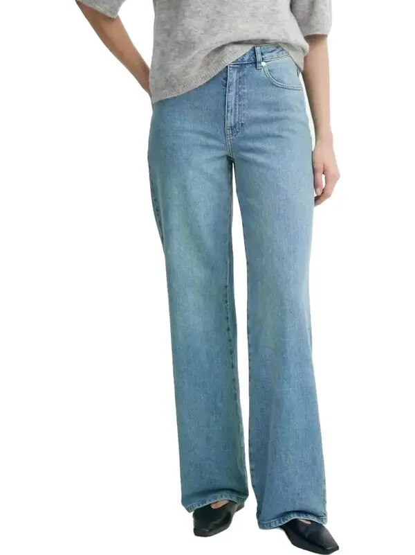 GESTUZ Wide Leg Jeans - Blue