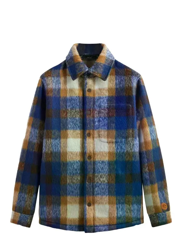 Kith Checked Shirt Jacket - Blue