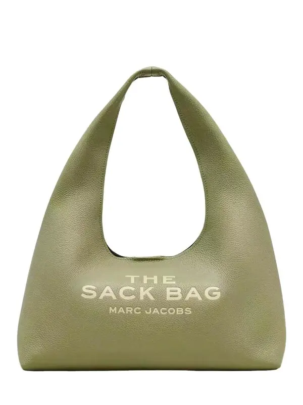 Marc Jacobs The Sack Logo-plaque Leather Shoulder Bag - Green