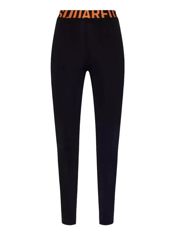 Dsquared2 Logo Waistband Leggings - Black