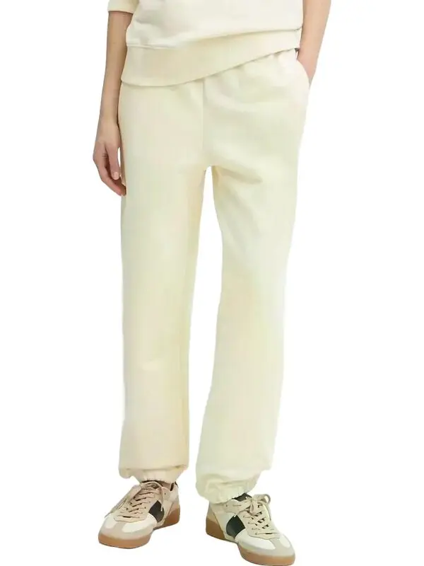 Patrizia Pepe Elasticated-cuff Trousers - White