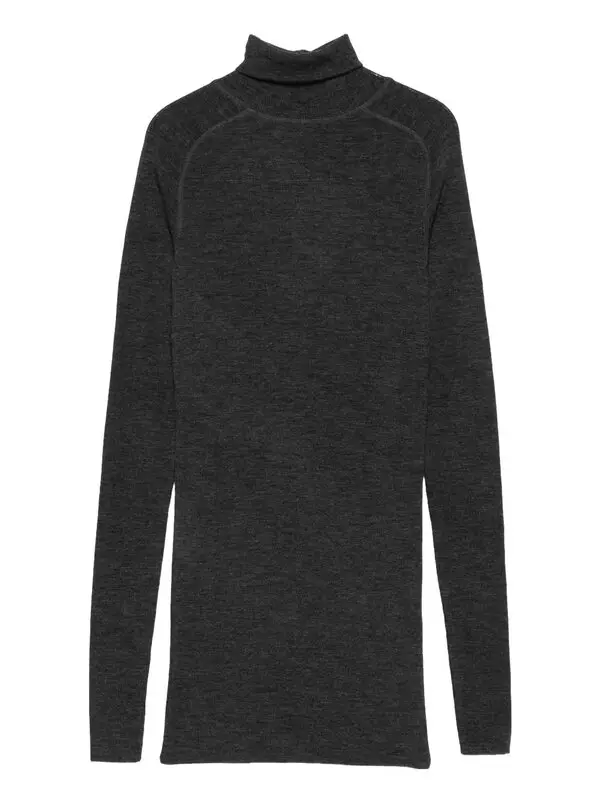 Soeur Turtleneck Wool Sweatshirt - Grey