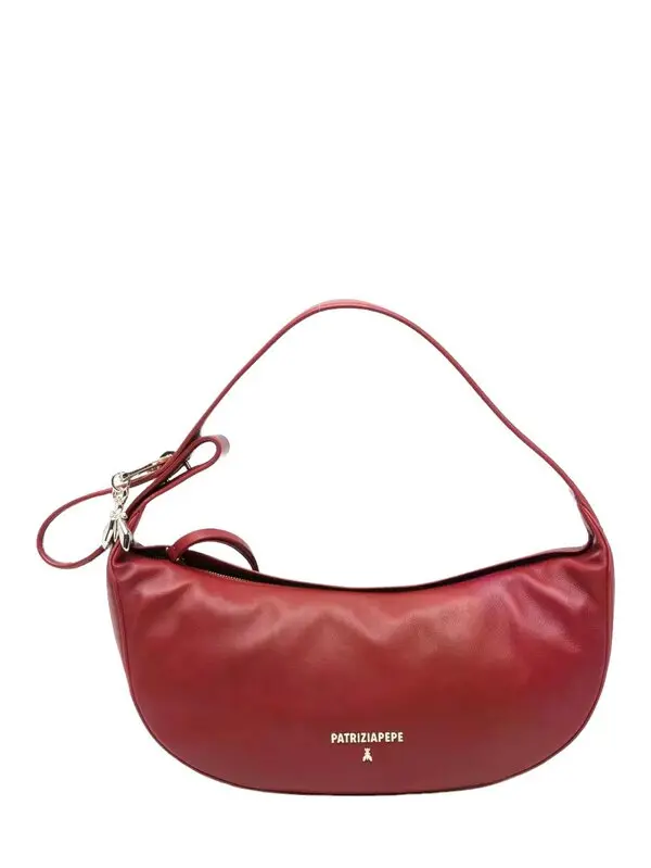 Patrizia Pepe Medium Moon Shoulder Bag - Red