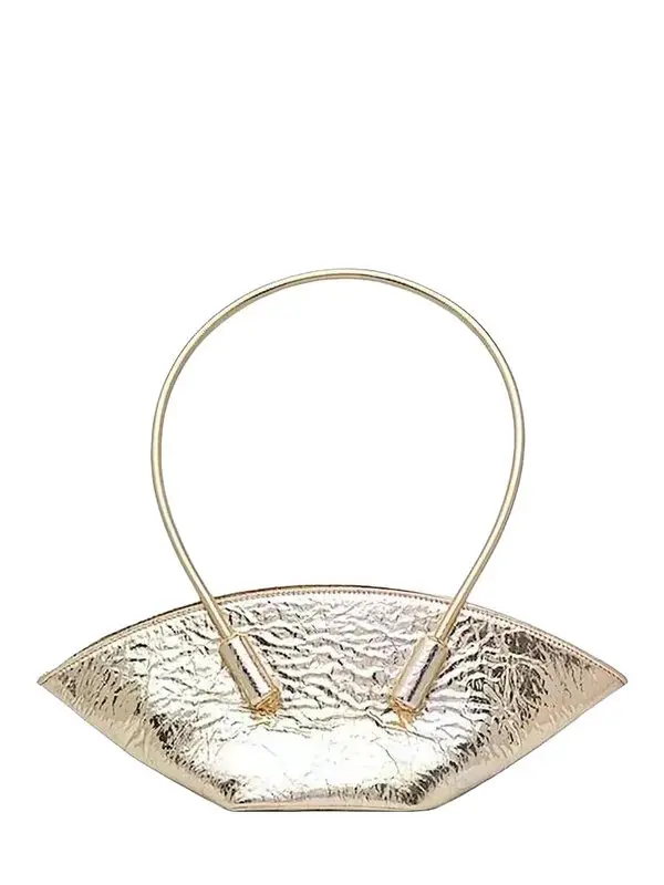 THEMOIRE Olimpia Metallic Tote - Gold