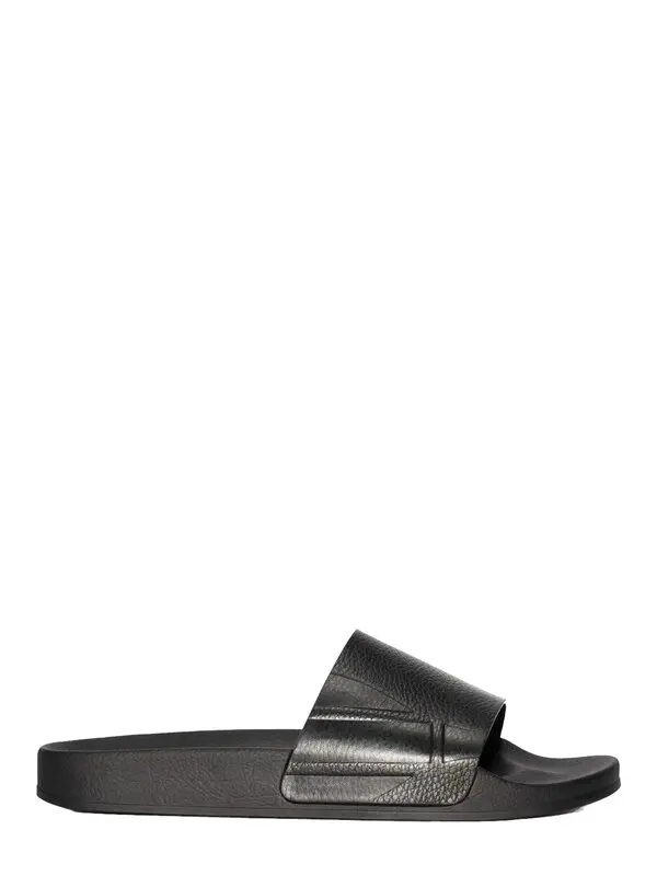 Frescobol Carioca Humberto Leather Slides - Black