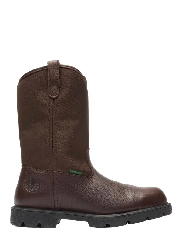 GEORGIA BOOT Homeland Steel Toe Wellington Boots - Brown