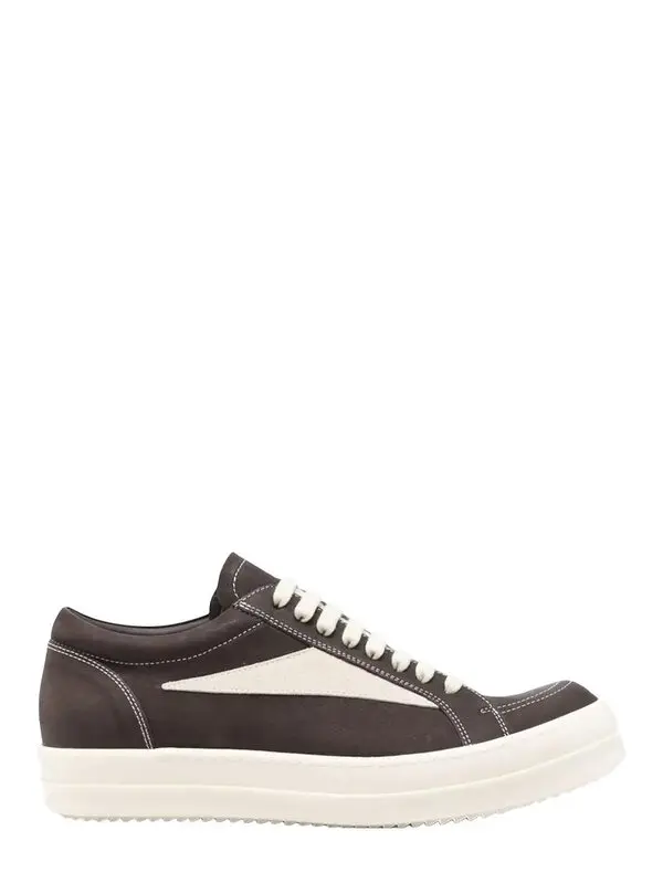 Rick Owens Concordians Vintage Low Sneakers - Brown/milk