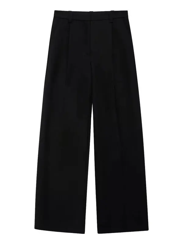 ANINE BING Pleated Trousers - Black