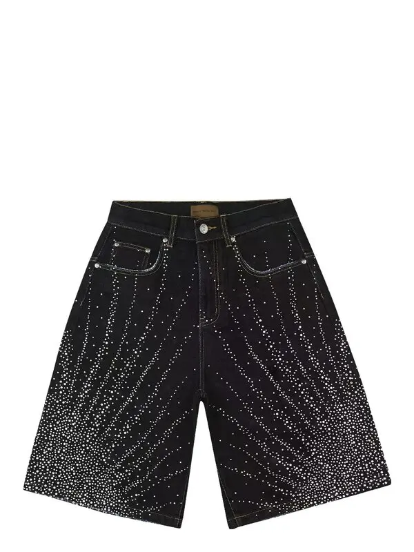 BIRTH OF ROYAL CHILD Starlight Denim Shorts - Black